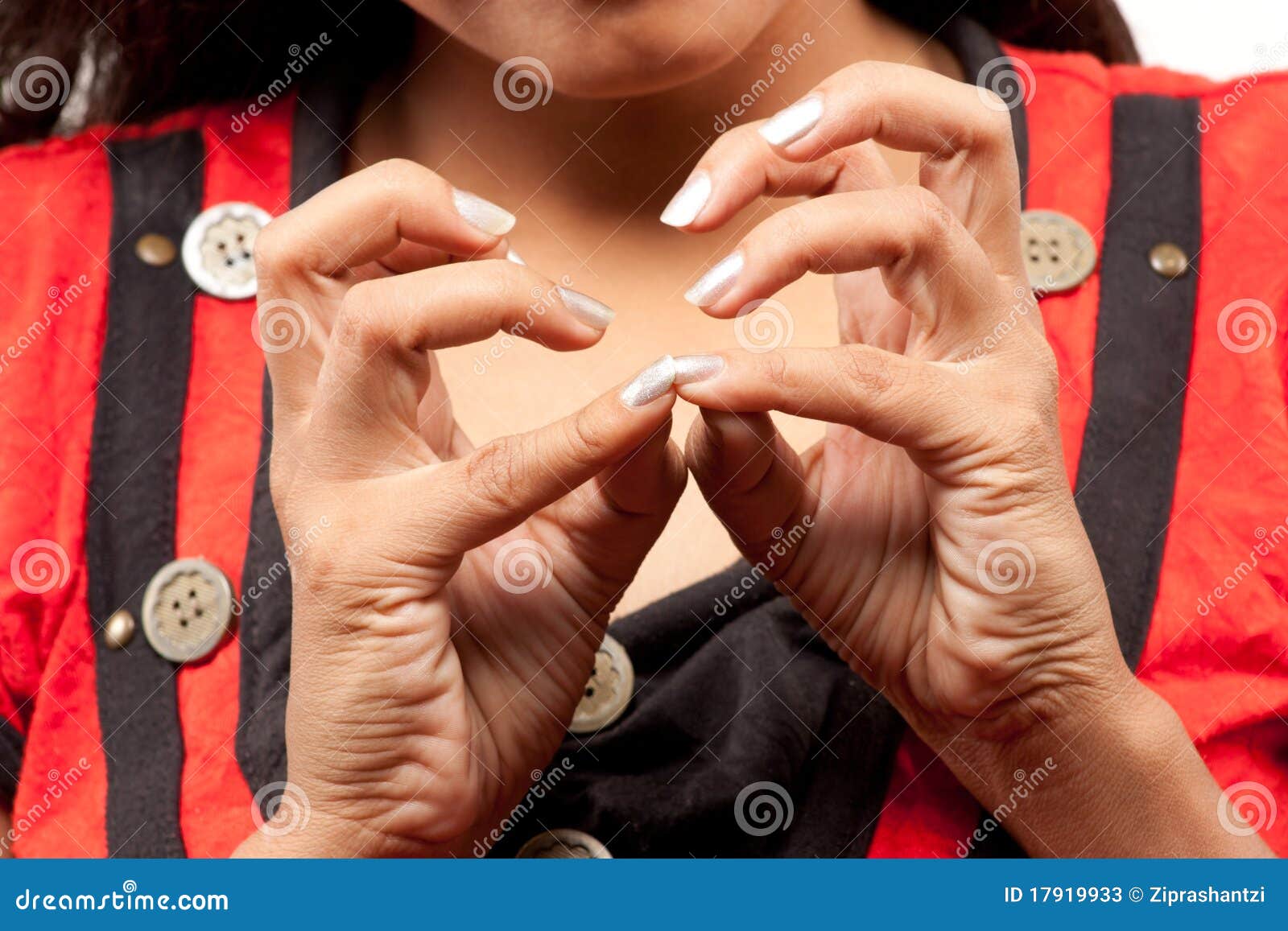 Female Finger with Nice Nails Stock Image - Image of treatment, skin ...