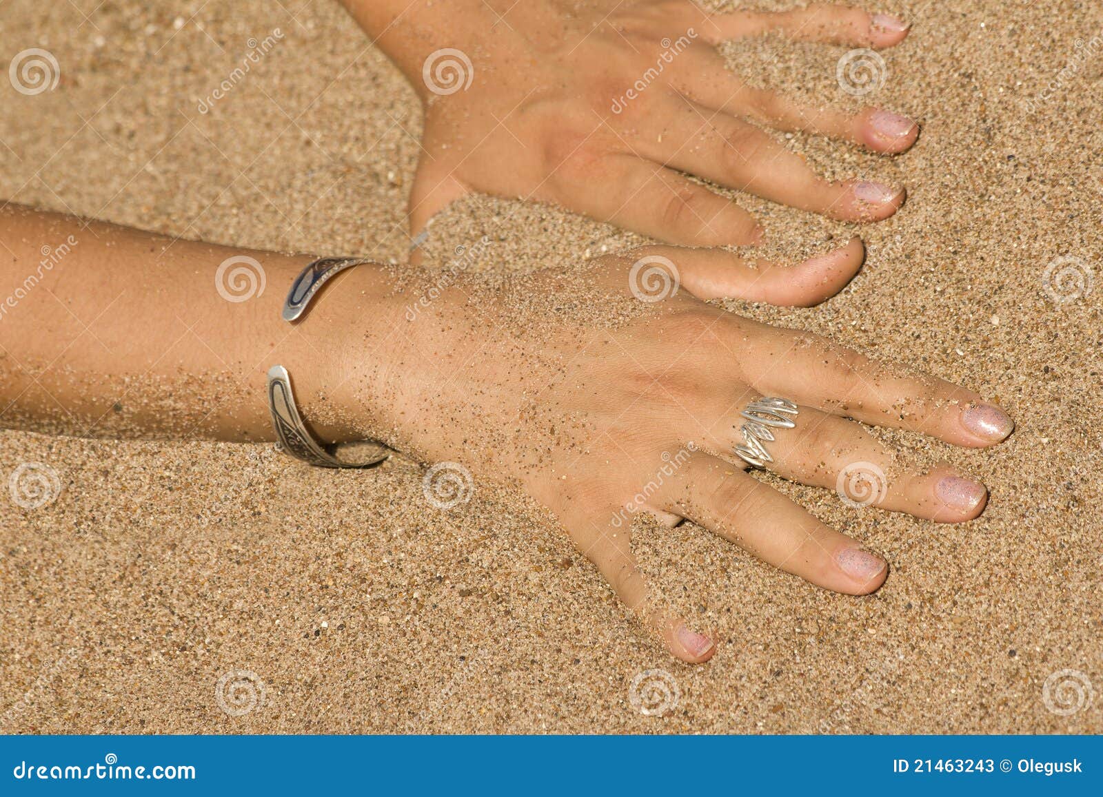 Female fingers sand beach stock image. Image of hands - 21463243