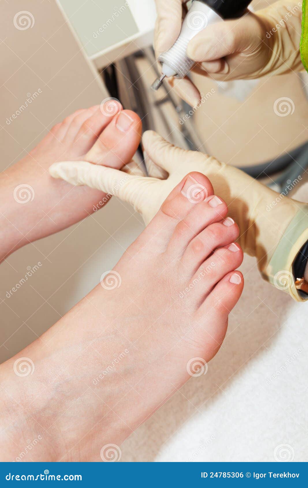 Female foot pedicure stock photo. Image of beautiful - 24785306