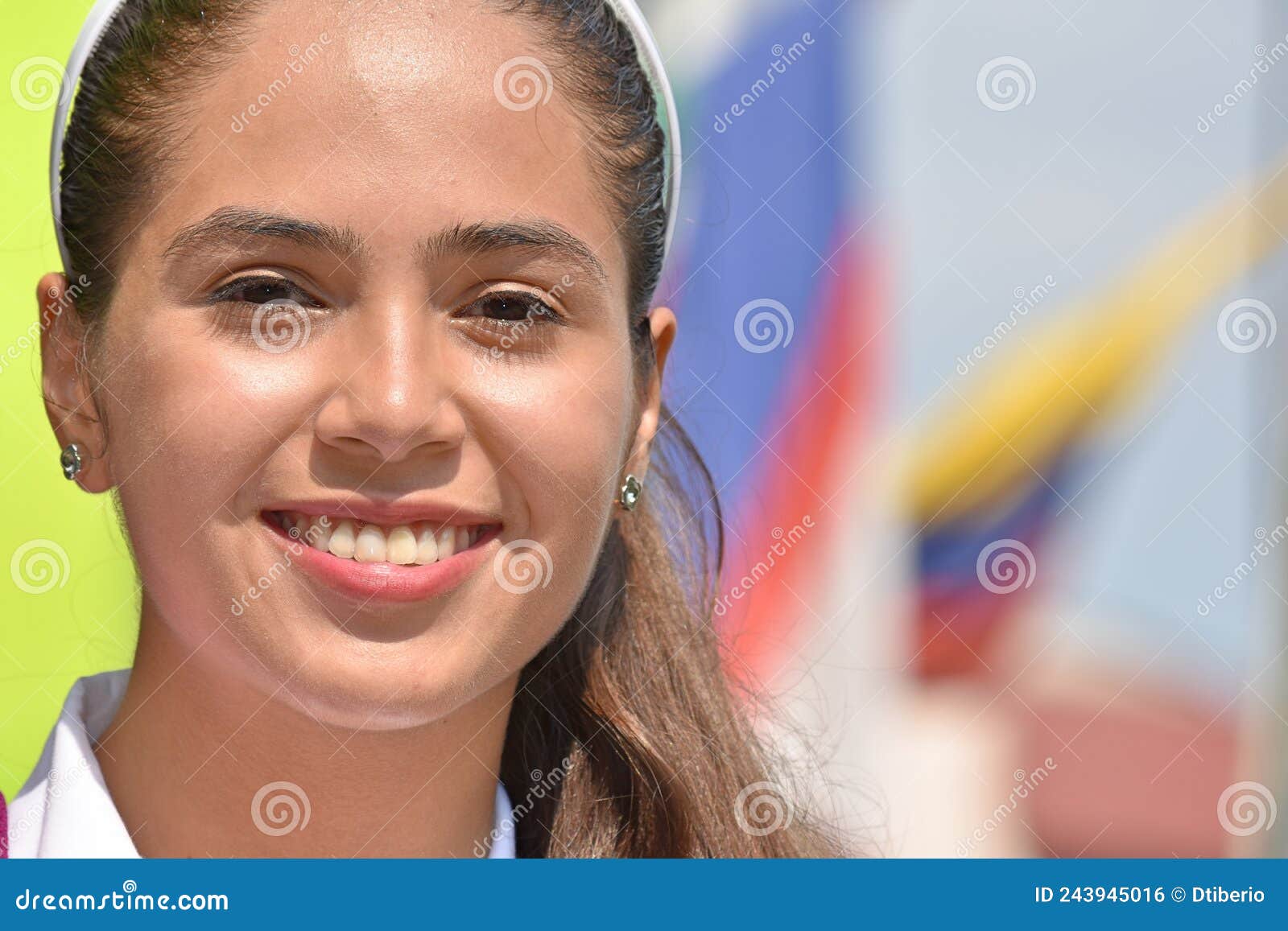 A Female Foreign University Student Stock Photo - Image of student ...