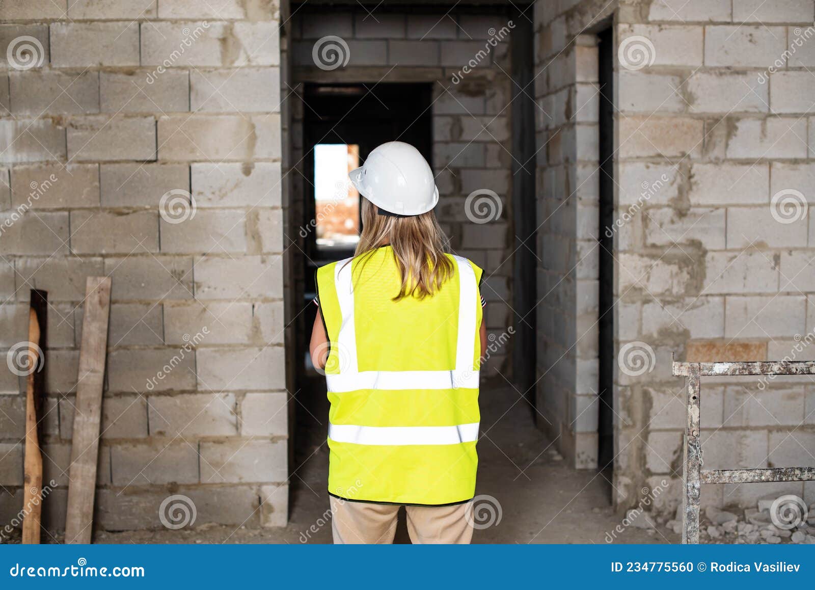 Female Foreman Officer Inspector, Building Inspector, Engineer or ...