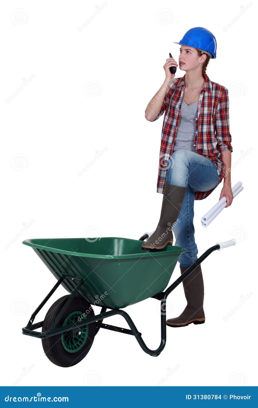 Female foreman stock photo. Image of occupation, adult - 31380784