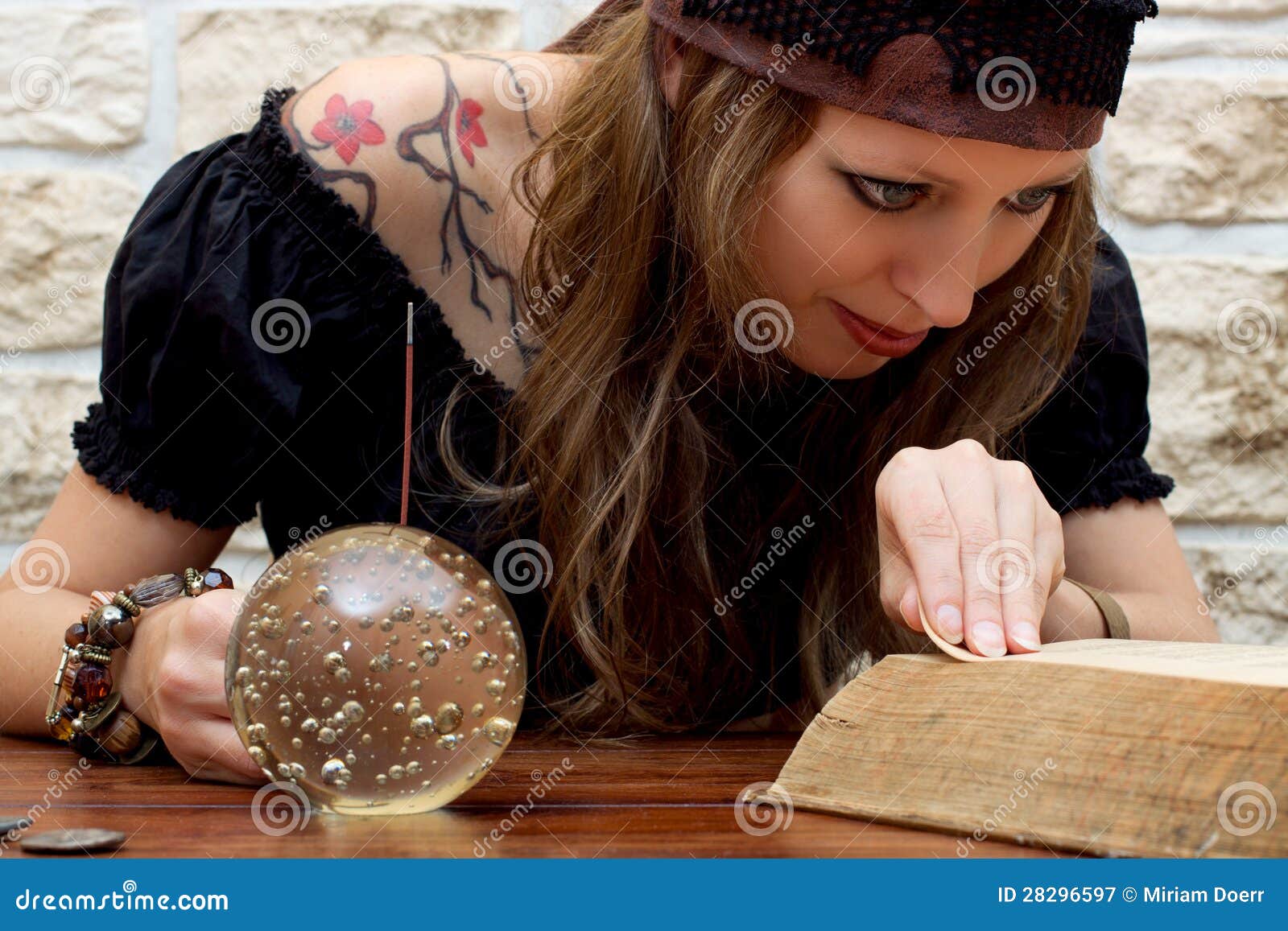 Female Fortune Teller Suggests the Future Stock Image - Image of look ... Female Fortune Teller Suggests the Future Stock Image - Image of look ...