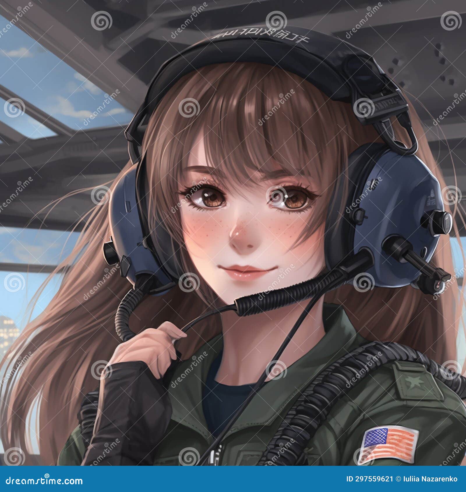 FPV Drone Pilot. AI Generated Stock Illustration - Illustration of girl ...