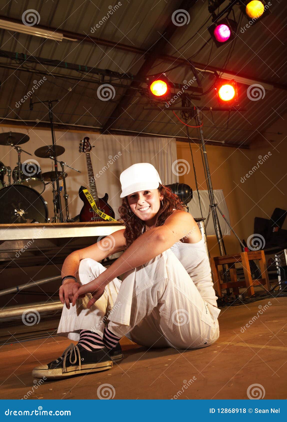 Female Freestyle Hip-hop Dancer Stock Photo - Image of dancer ...