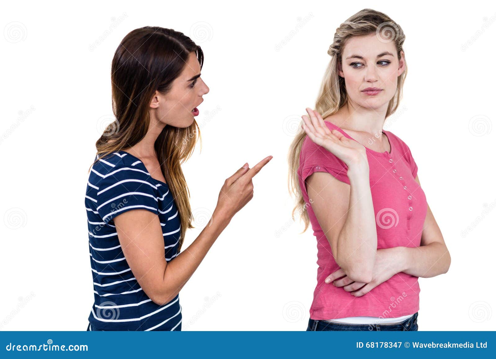 Female friends arguing stock image. Image of dispute - 68178347
