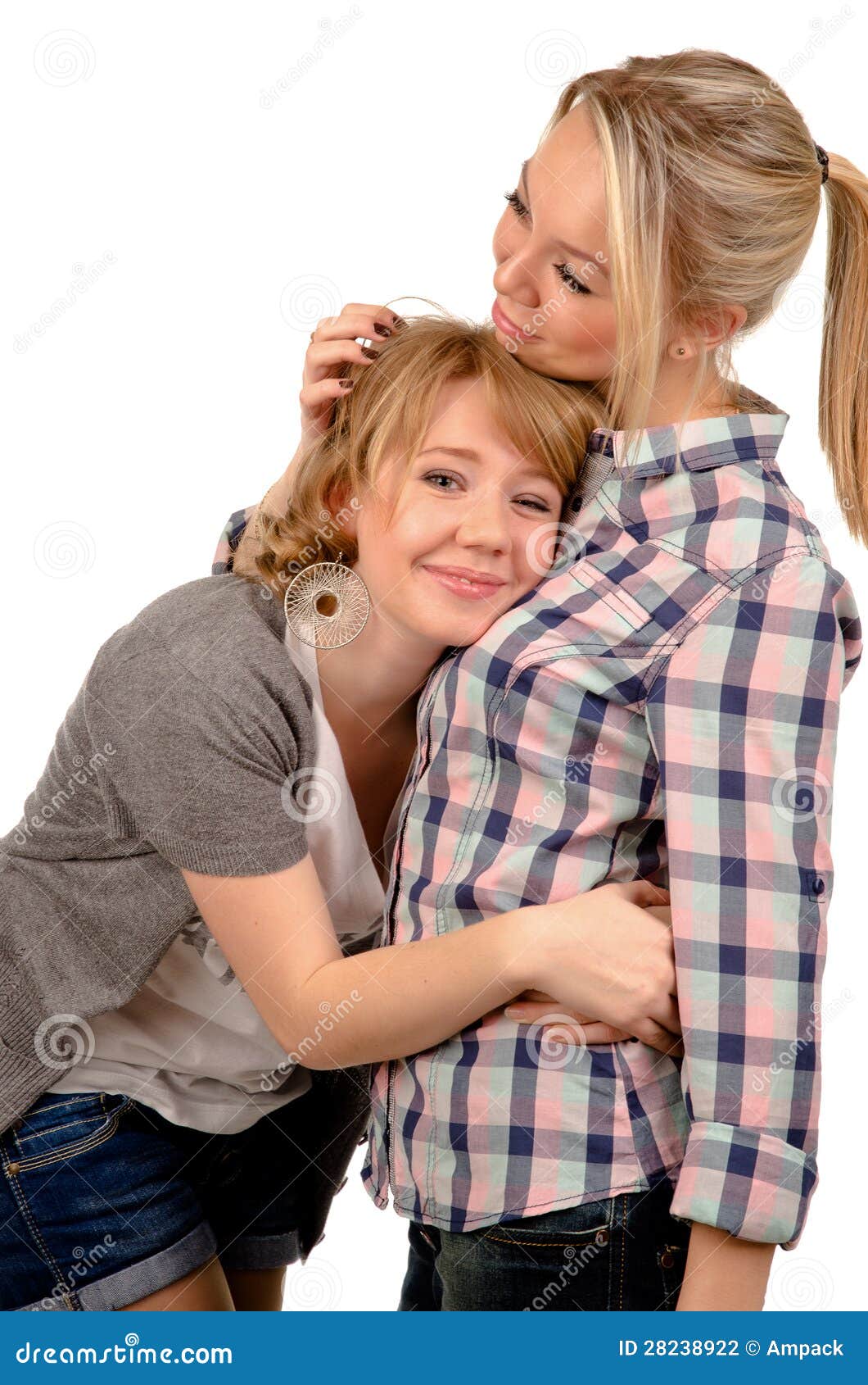 Female Friends Taking Comfort from Stock Photo - Image of girl, comfort ...