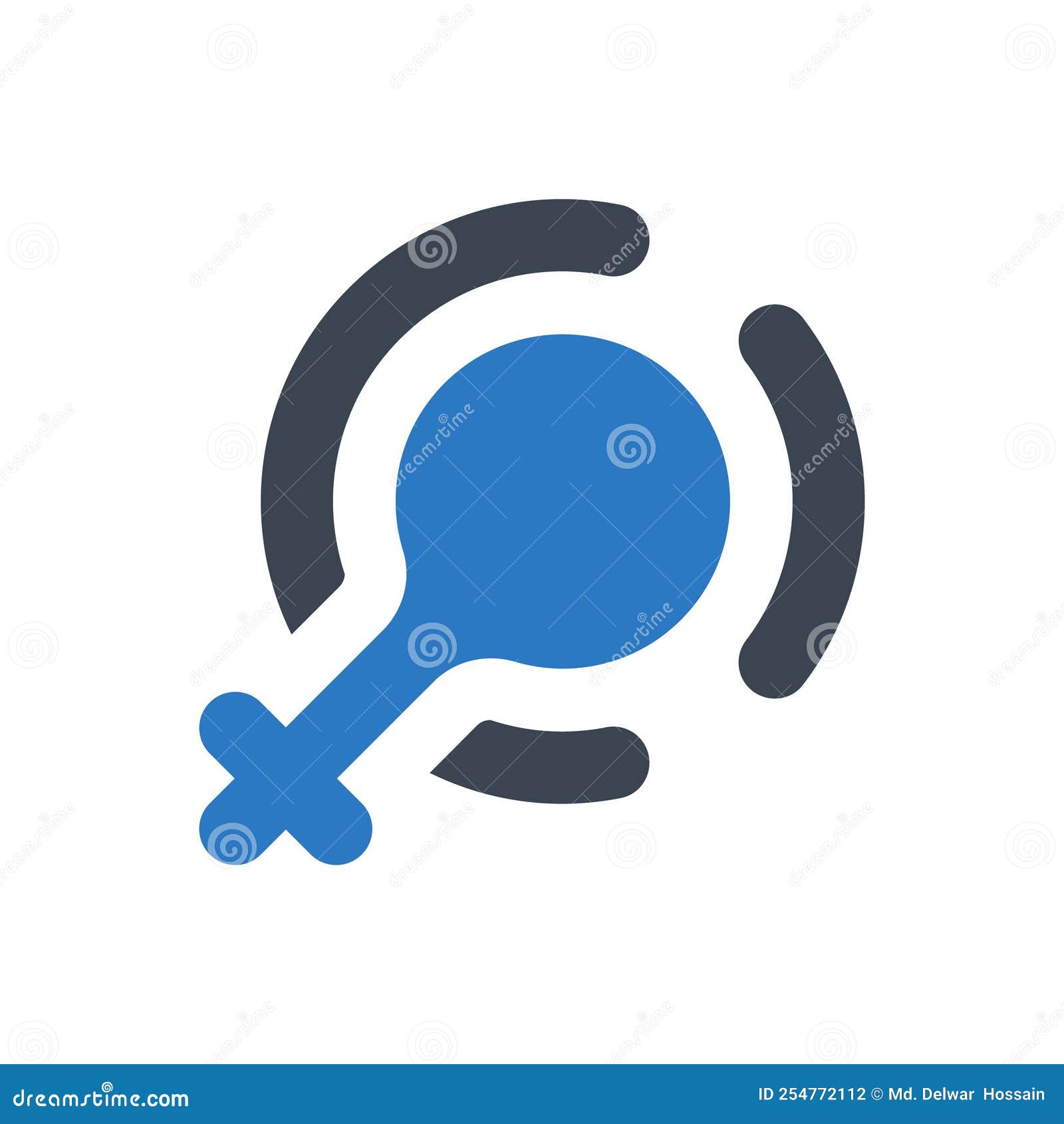 Female gender icon stock vector. Illustration of gender - 254772112