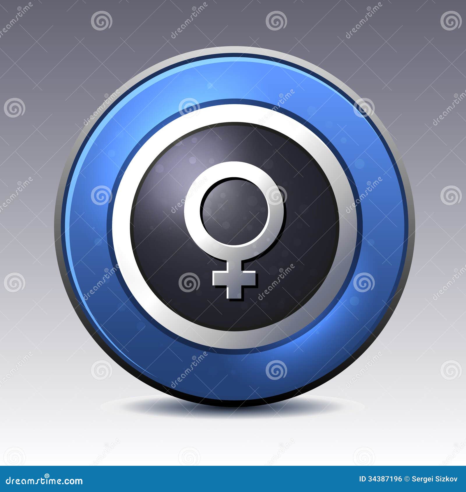 Female gender symbol stock illustration. Illustration of gender - 34387196