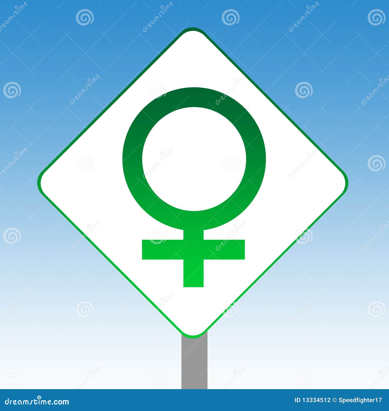 Female gender symbol sign stock illustration. Illustration of graphical ...