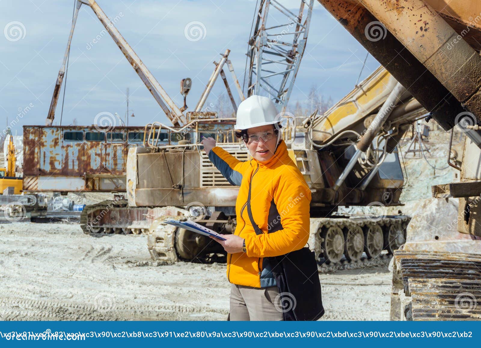 Female Geologist Or Mining Engineer At Work Stock Image - Image of ... Female Geologist Or Mining Engineer At Work Stock Image - Image of ...