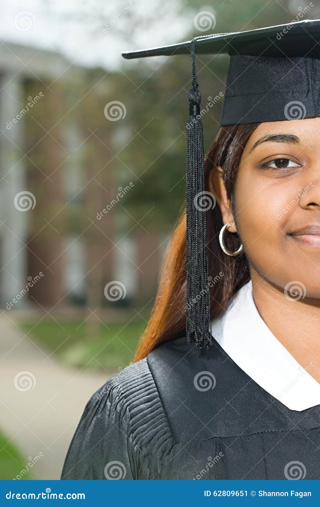 Female graduate stock image. Image of adult, building - 62809651
