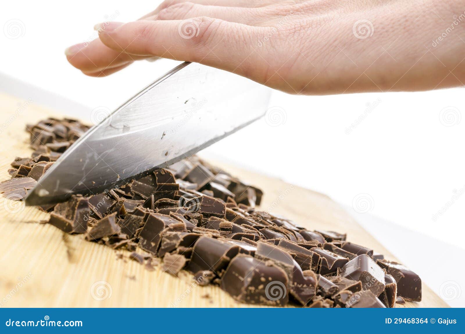 Female Hand Chopping Dark Chocolate Stock Photos - Free & Royalty-Free ...