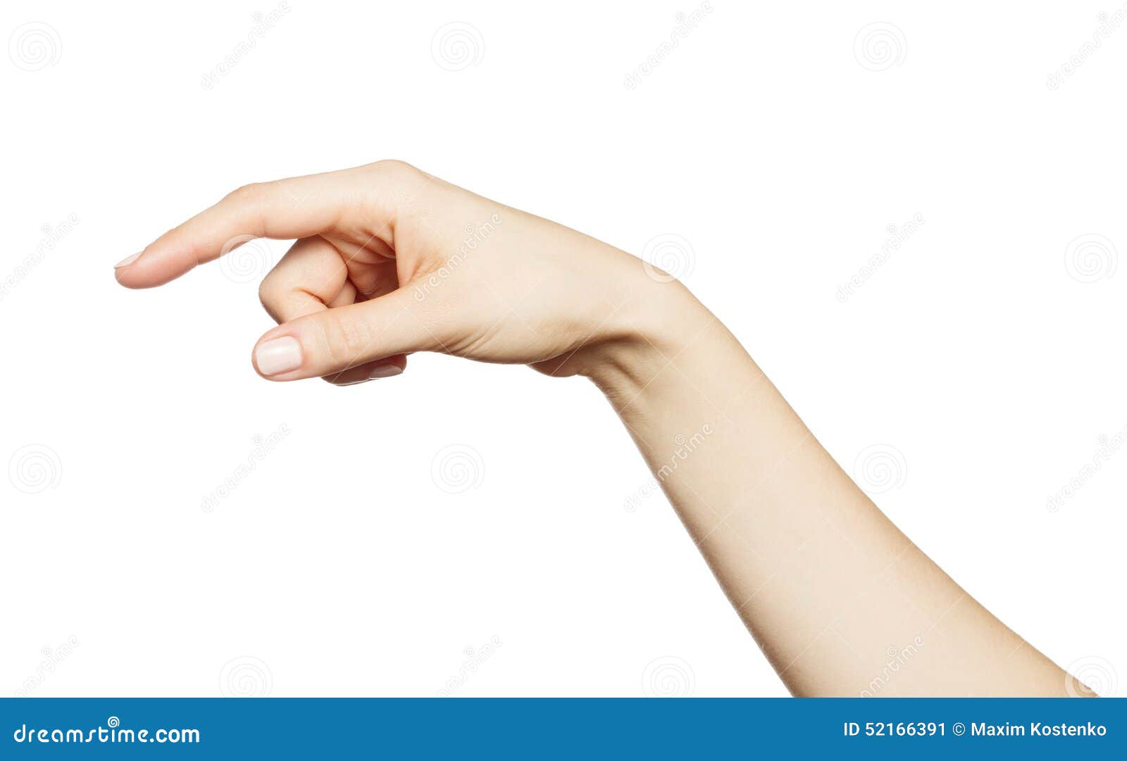 Female Hand Clicking, Touching Virtual Screen Royalty-Free Stock Photo ...