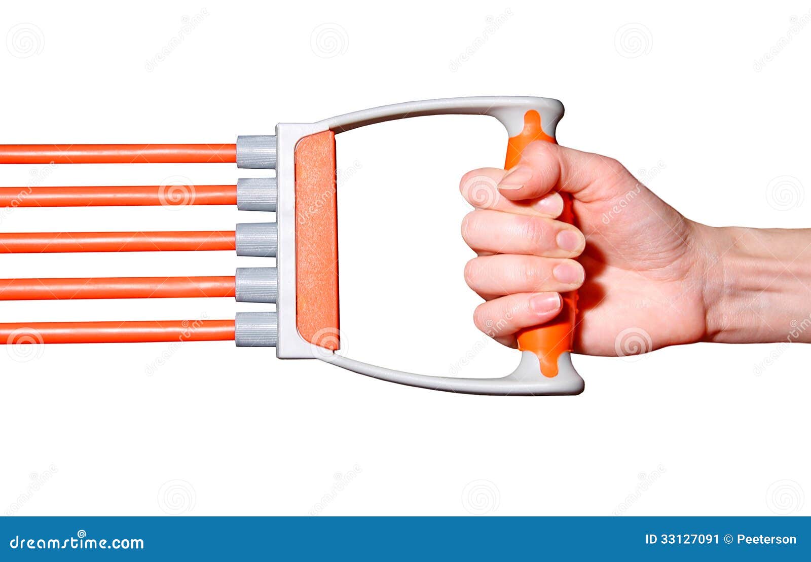 Female Hand with the Expander Stock Image - Image of strengthen, sport ...