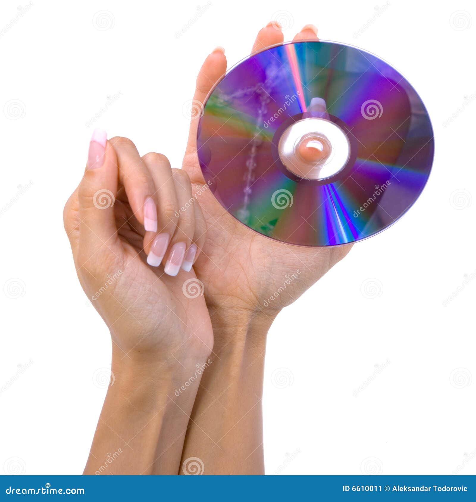 Female hand hold DVD stock image. Image of abstract, gesticulation ...