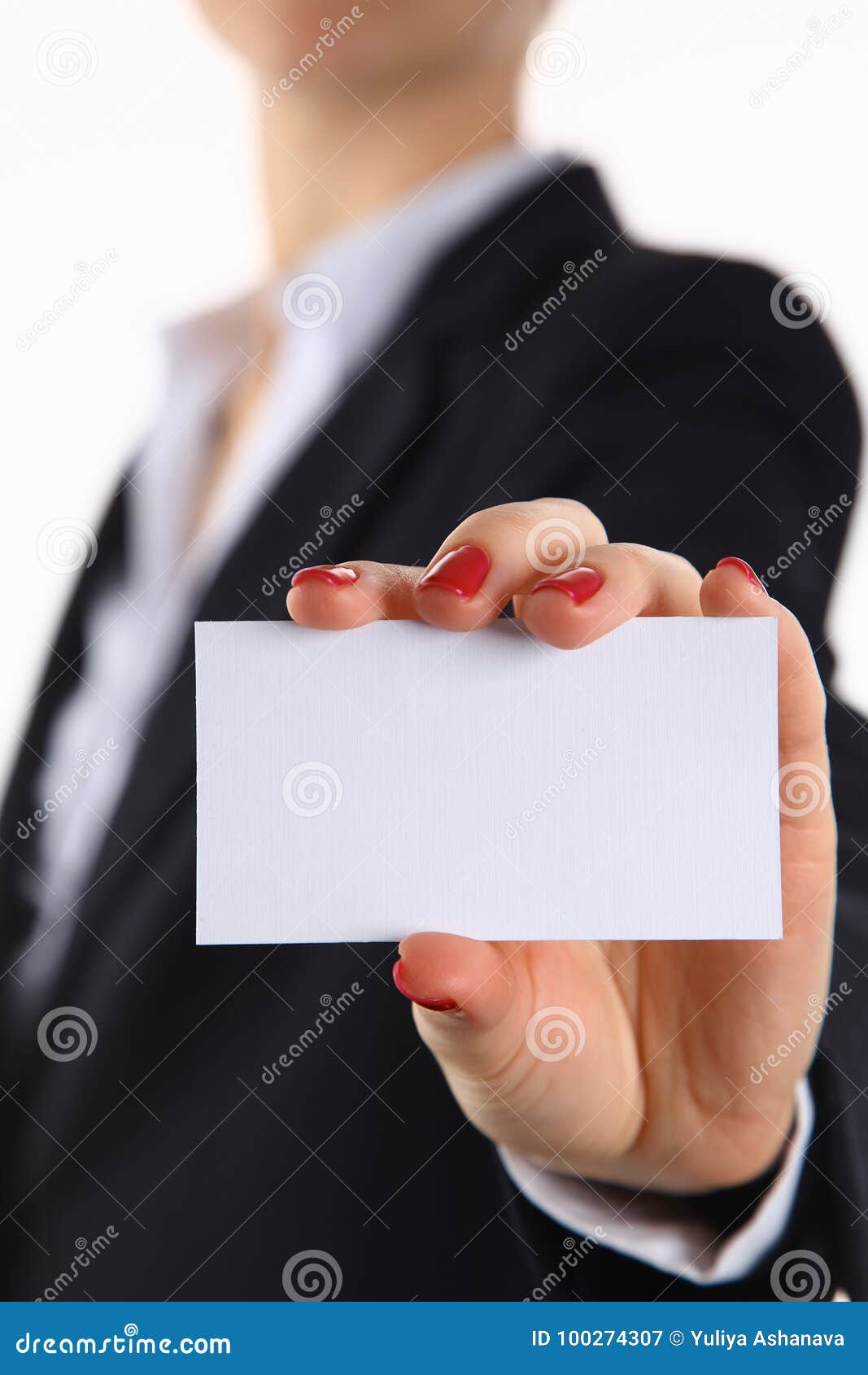 Female Hand Holding a Blank Business Card Stock Image - Image of ... Female Hand Holding a Blank Business Card Stock Image - Image of ...