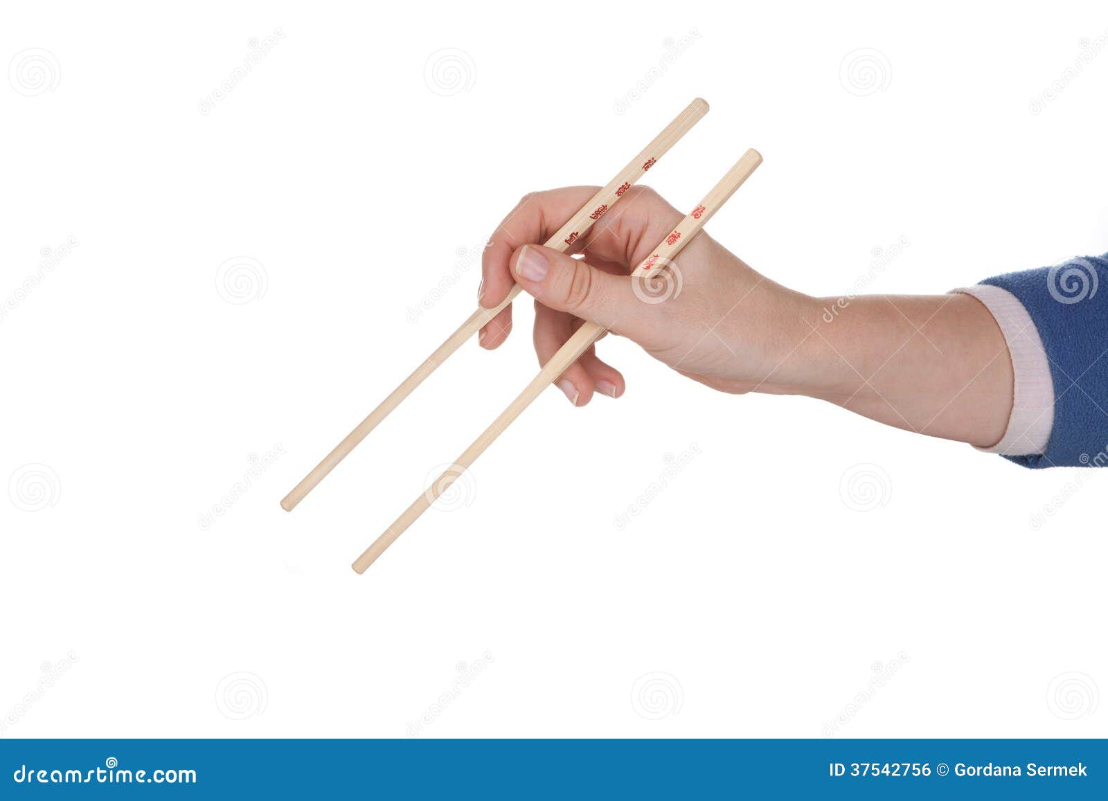 Female Hand Holding Chopsticks Stock Photo - Image of dining, hold ...
