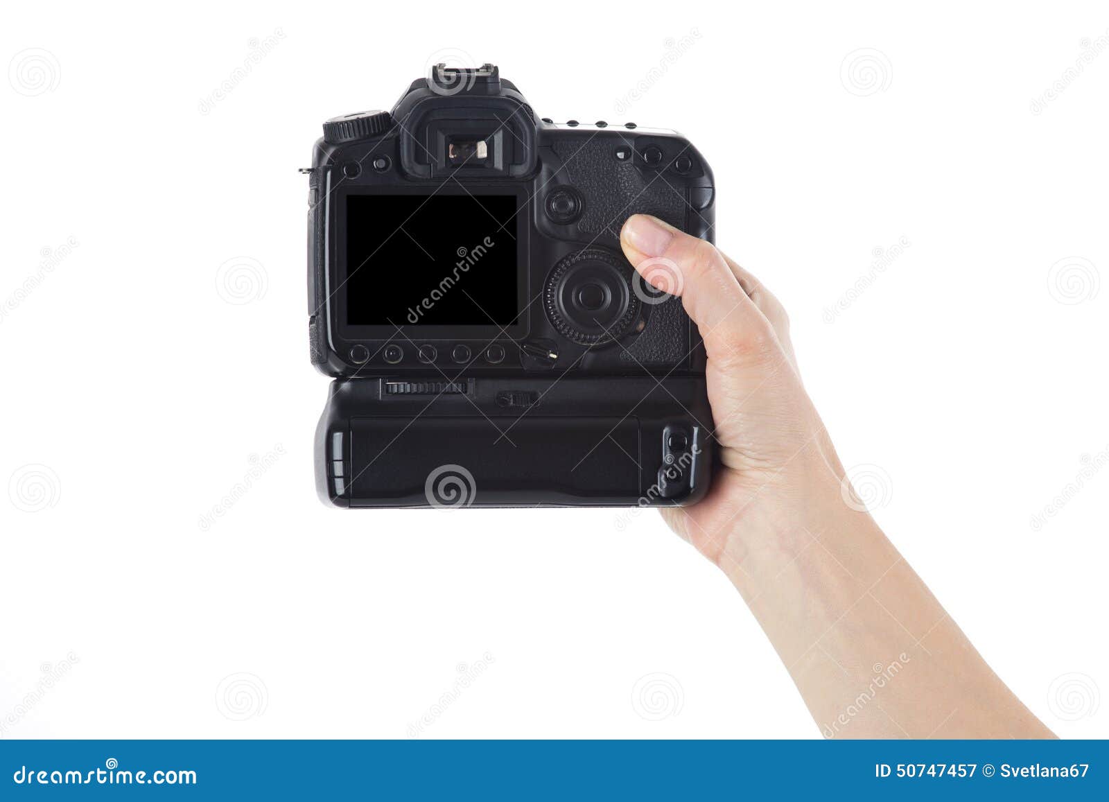 Female Hand Holding Digital Camera Stock Image - Image of hand ...