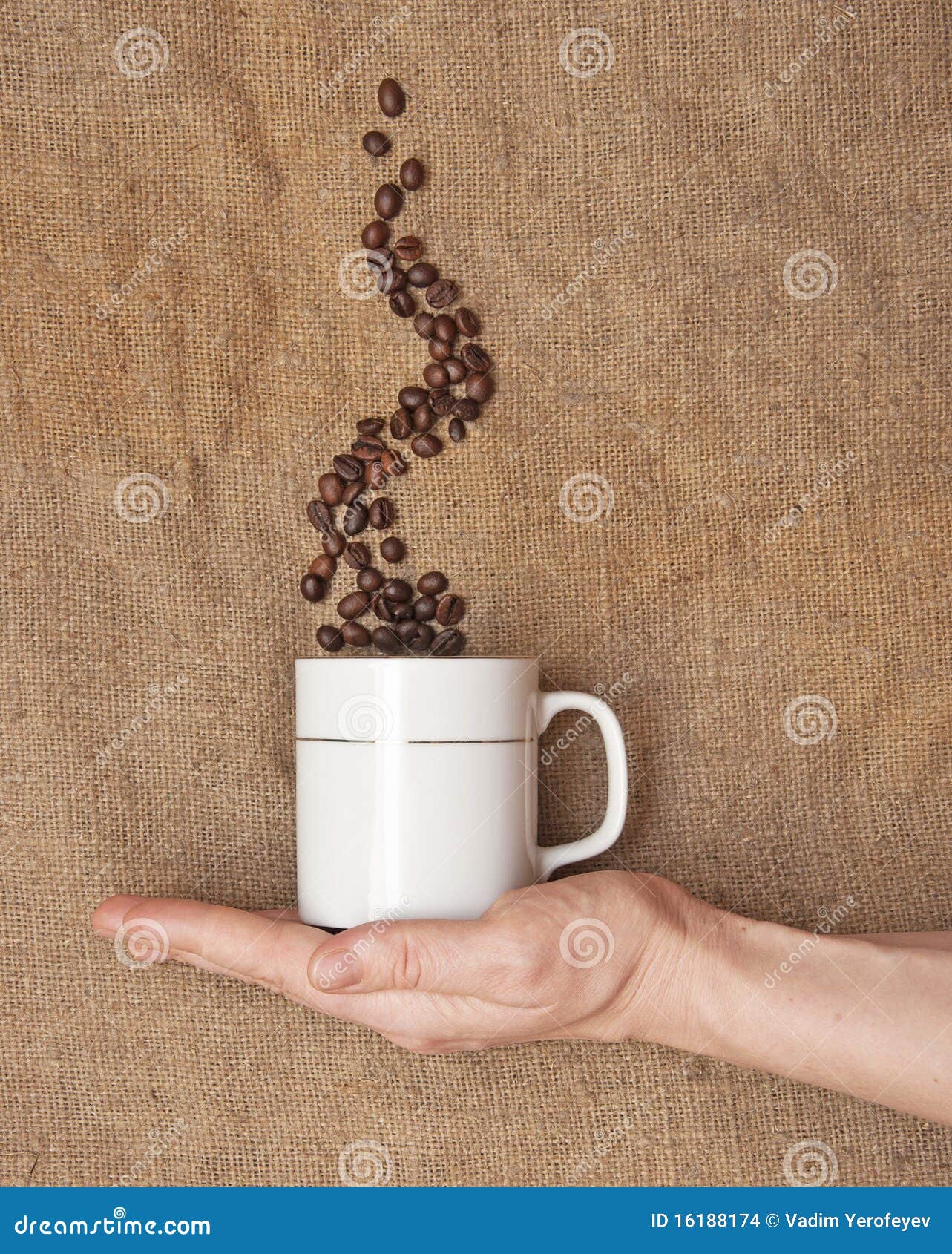 Female hand holding a mug stock photo. Image of espresso - 16188174
