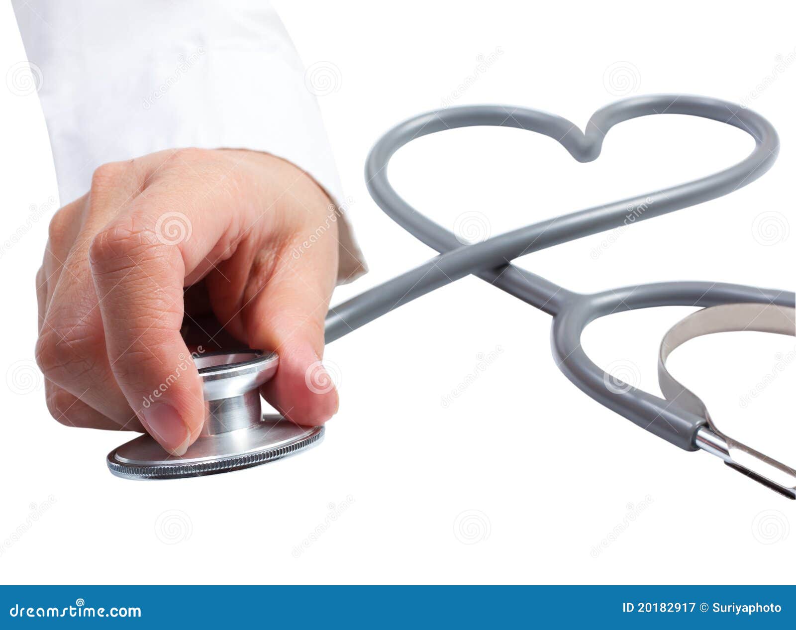 Female Hand Holding Stethoscope Stock Image - Image of cardiology ...