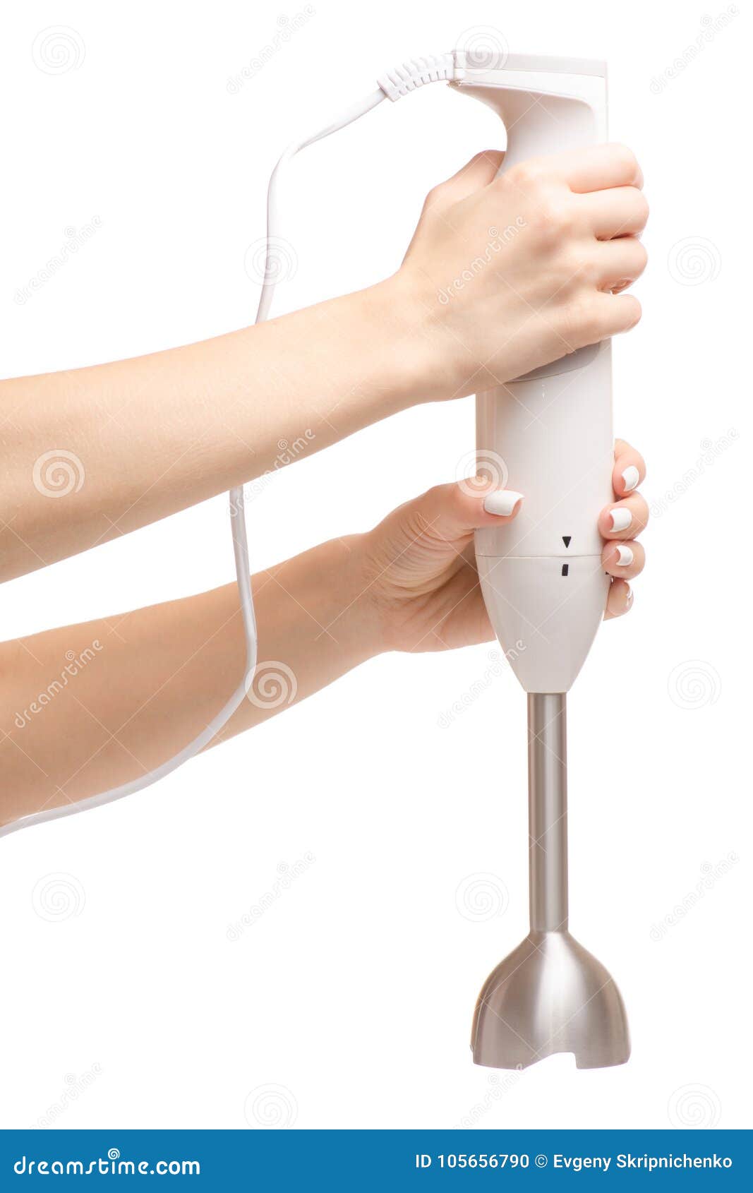 Female Hand Immersion Blender Stock Photo - Image of background ...