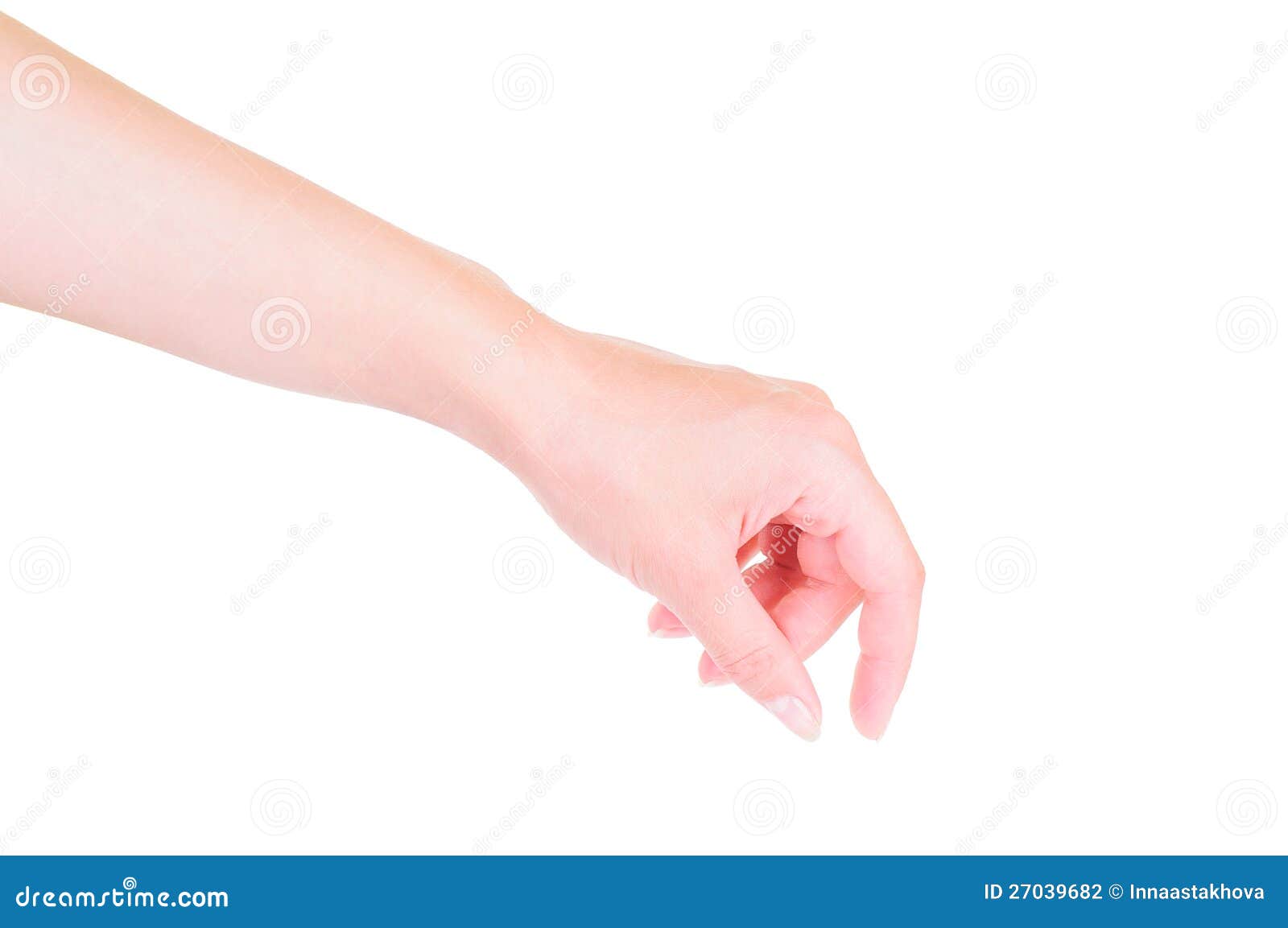 Female hand isolated stock photo. Image of picking, simplicity - 27039682