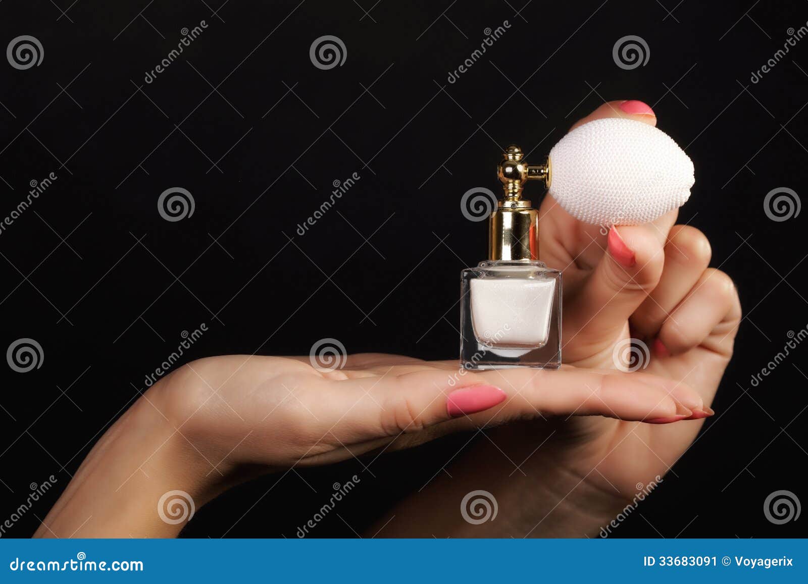 Female Hand with Perfume Bottle Stock Image - Image of pulverize, aroma ...