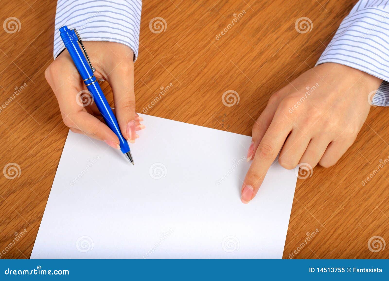 Female Hand Signing Contract. Stock Image - Image of document, manager ...