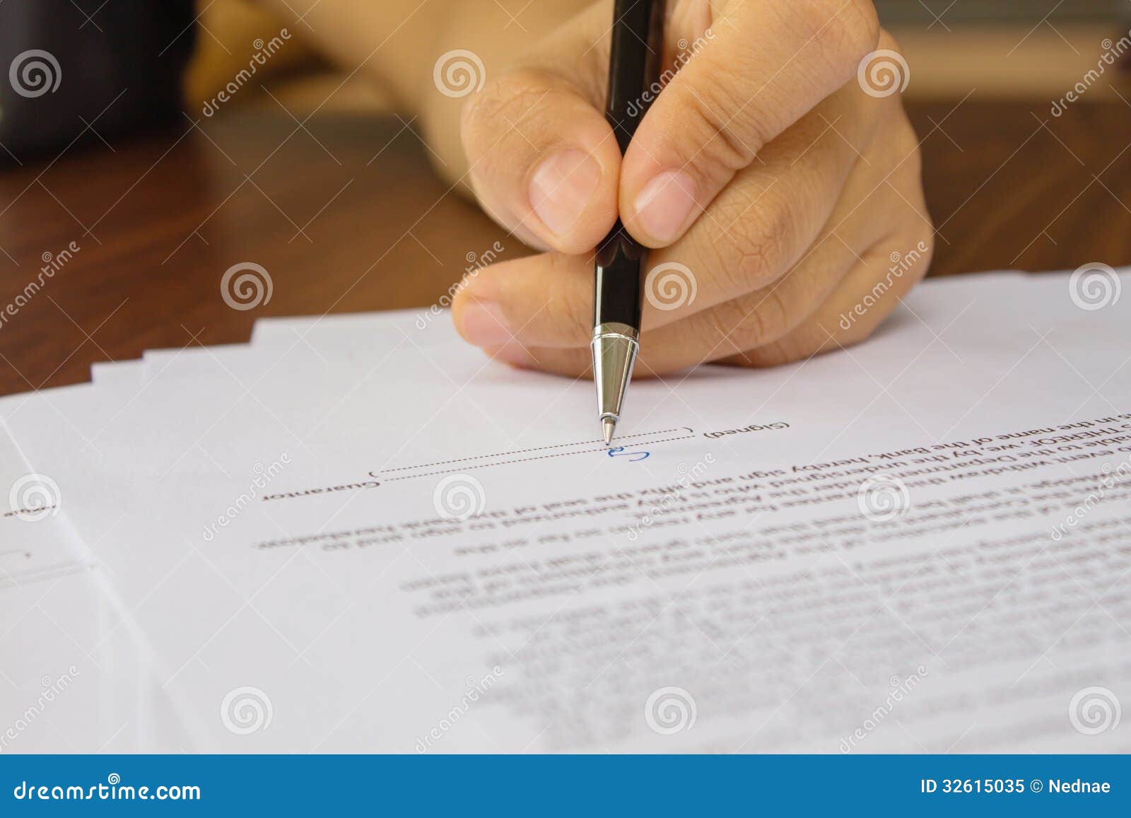 Female Hand Signing Contract. Stock Image - Image of signing, financial ...