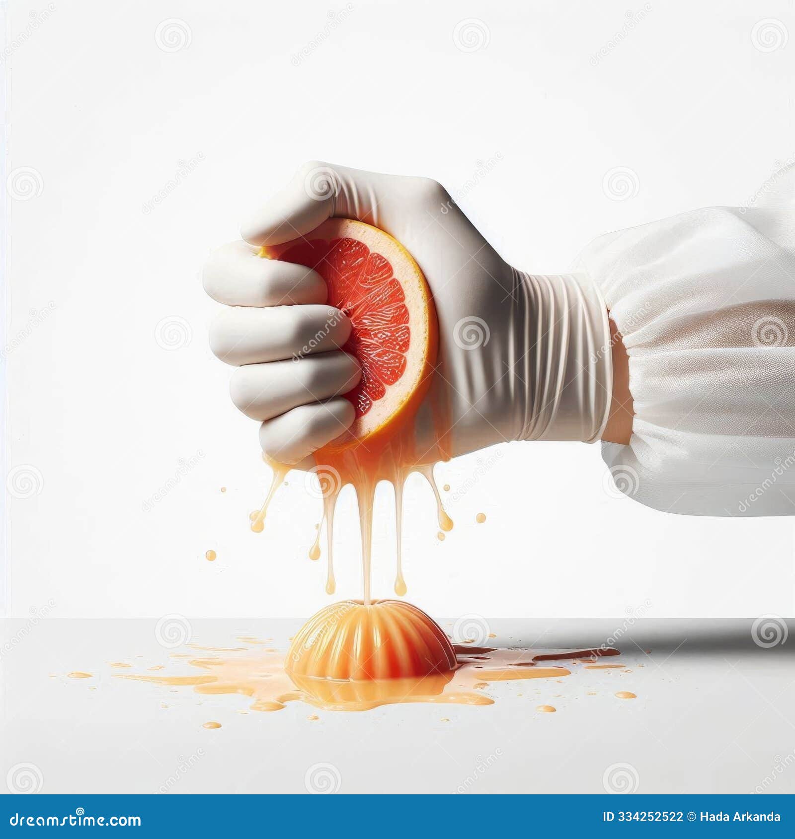 Big Hand - Squeezing Stock Image | CartoonDealer.com #85365925