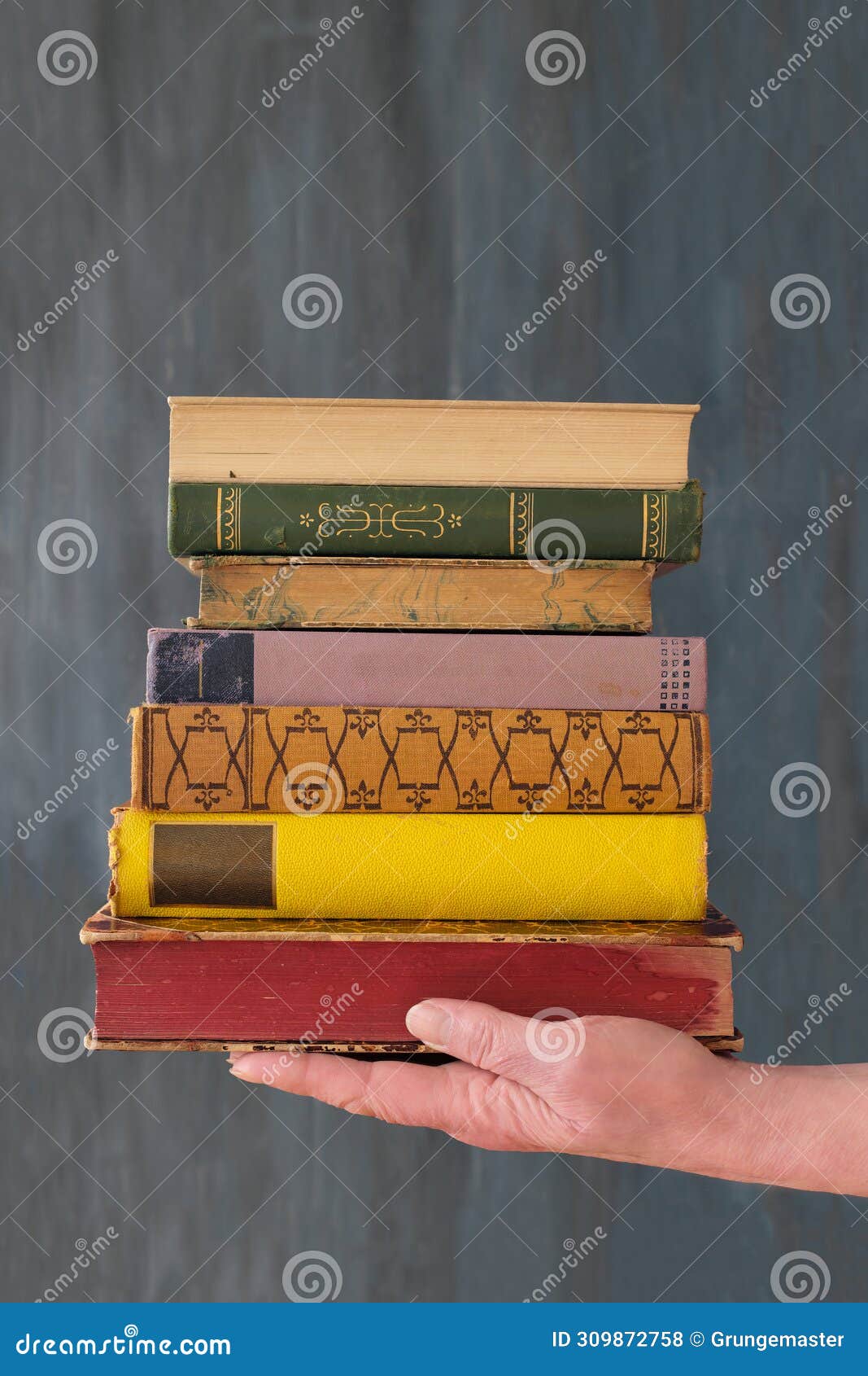 Female Hand and a Stack of Books,education,knowledge,library,back To ...