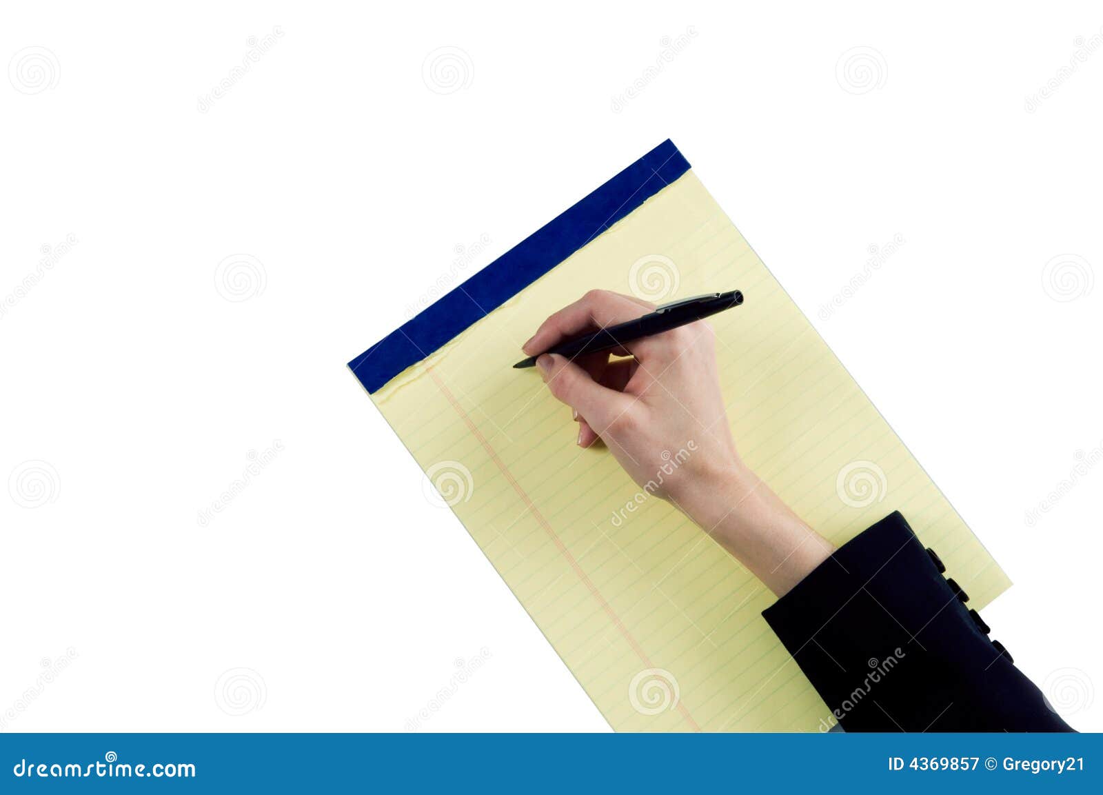 Female hand taking notes stock image. Image of notepaper - 4369857