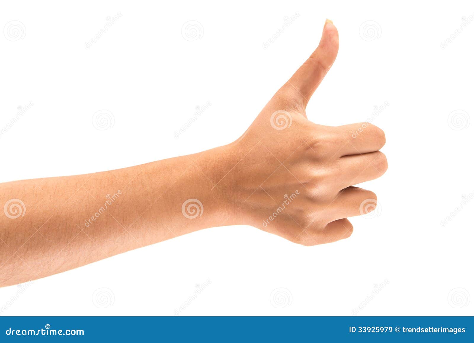 Female hand with thumbs up stock image. Image of support - 33925979