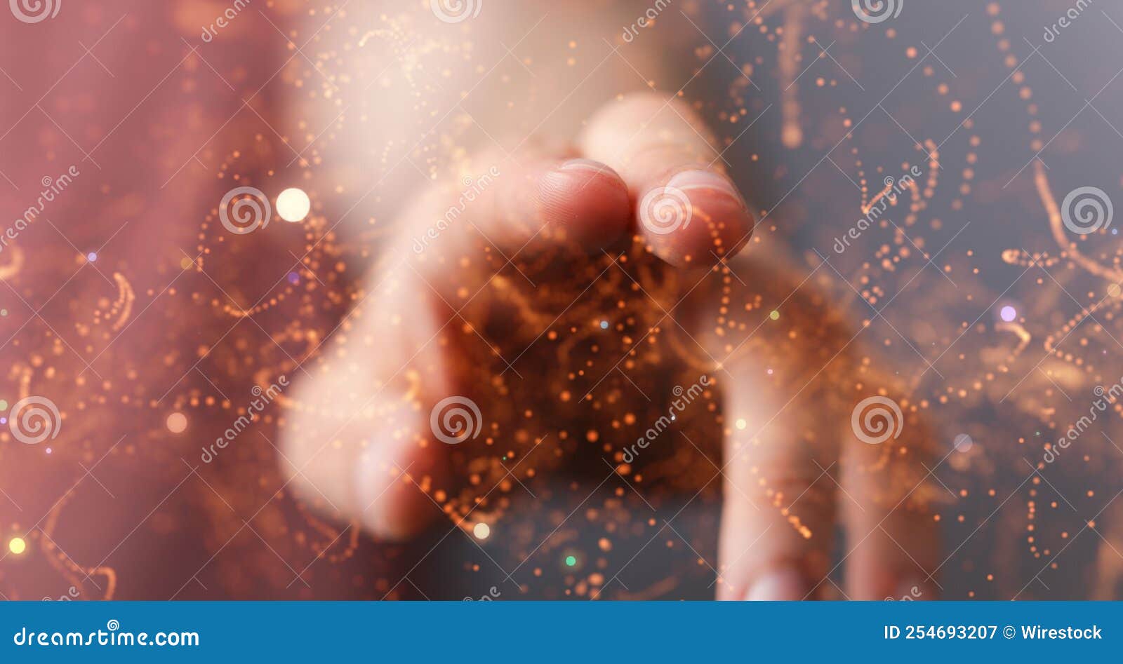 Female Hand Touching Network Lines- Communication and Networking ...