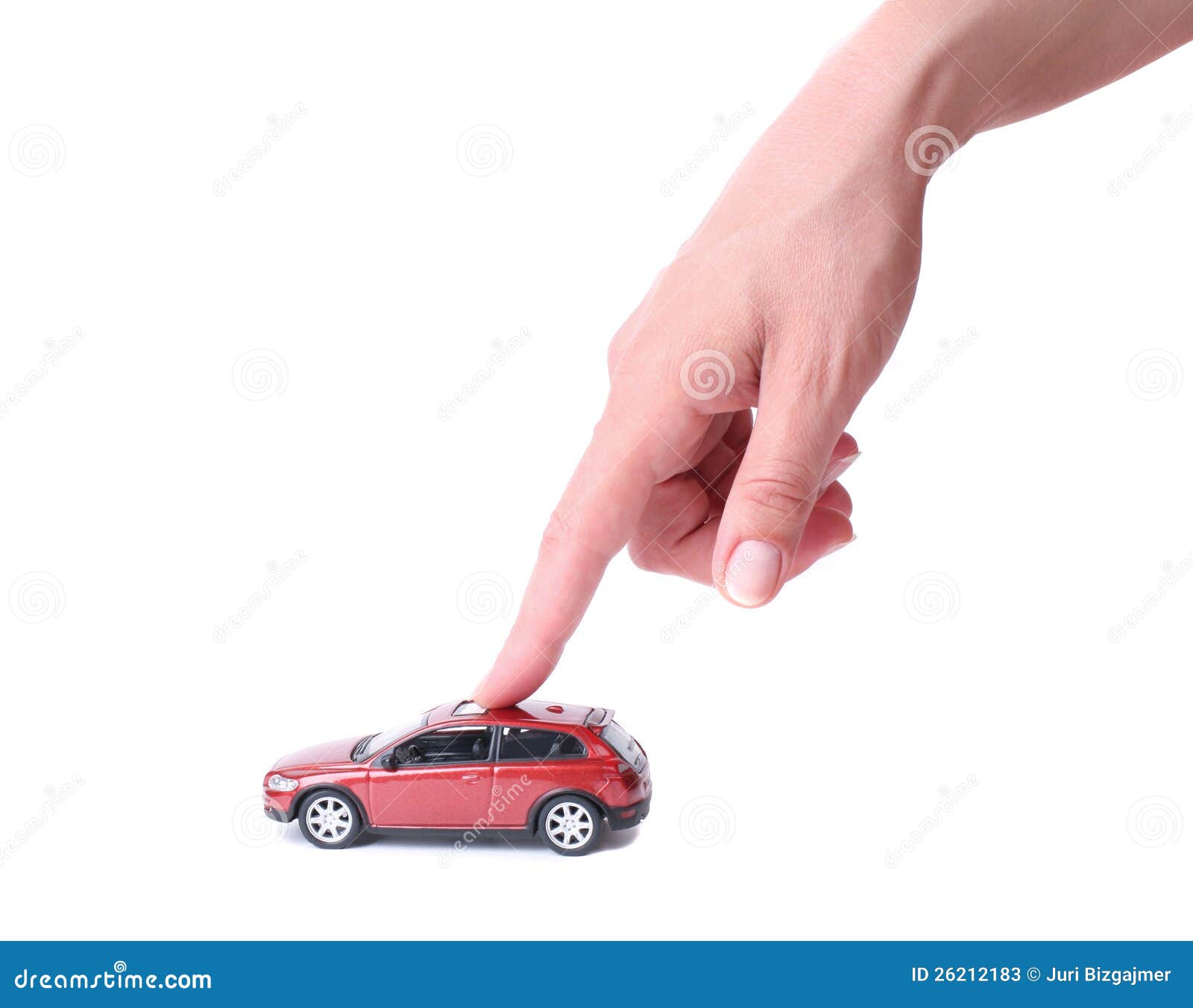 Female Hand and the Toy Car Stock Image - Image of game, save: 26212183