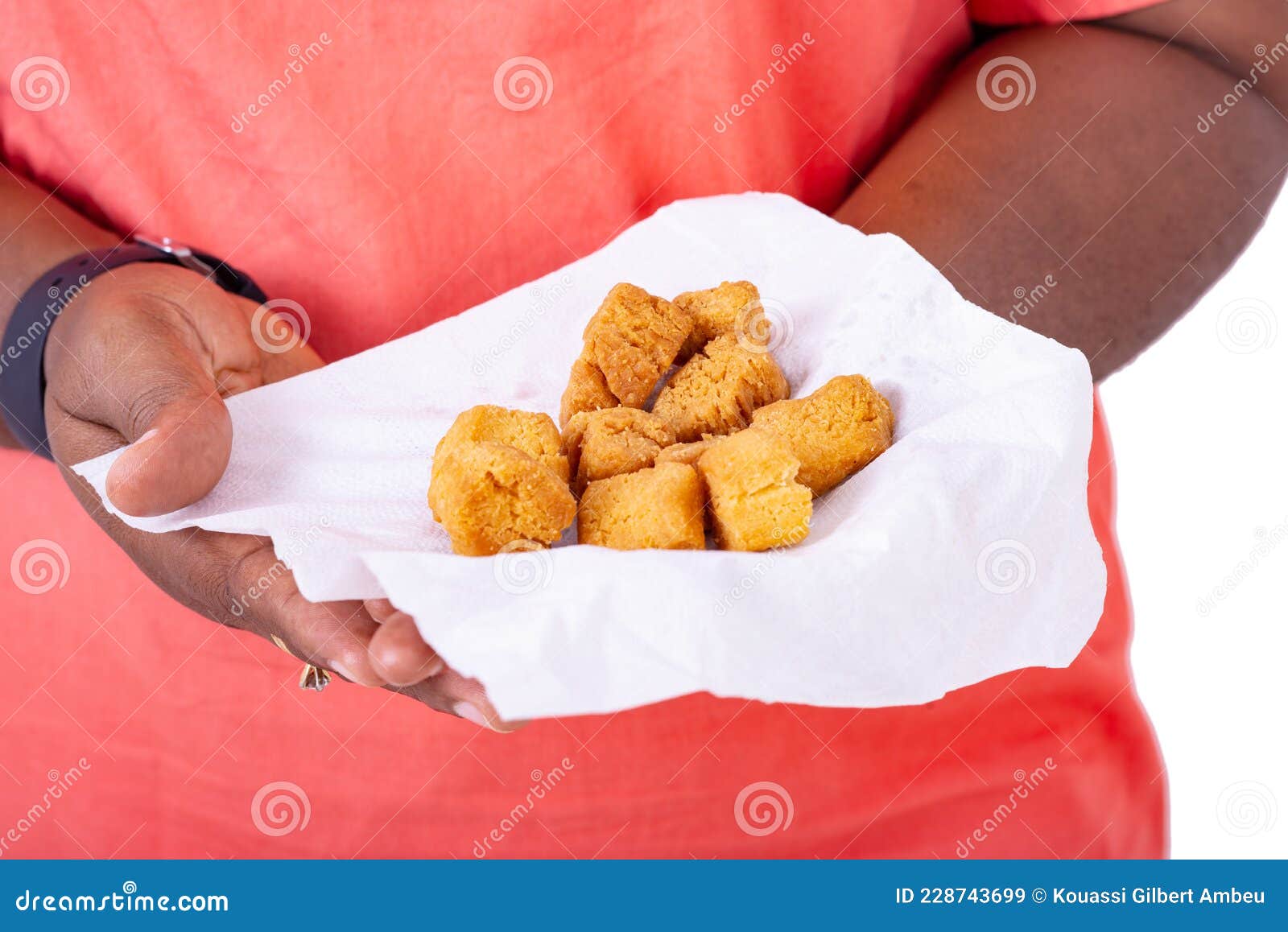 Close Up of a Female Hand with Kibble Stock Image - Image of croquettes ...