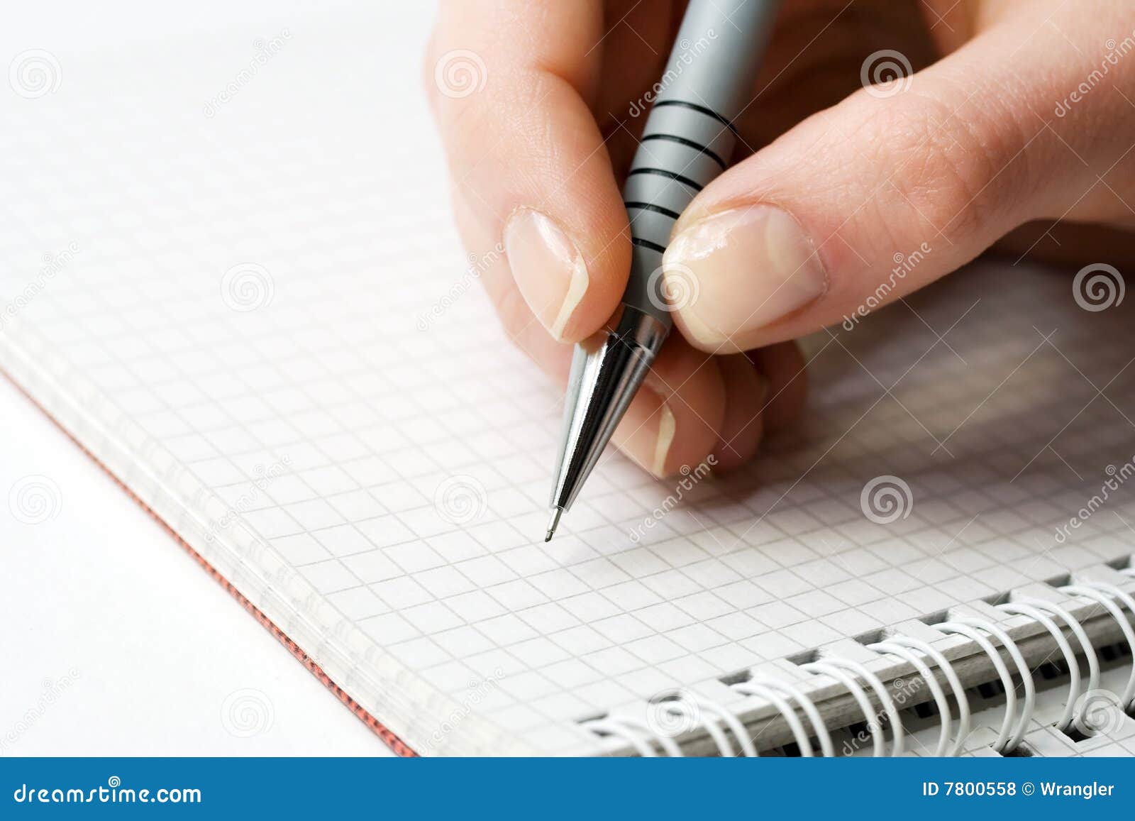 Female Hand Writing on Page. Stock Photo - Image of businesswoman ...
