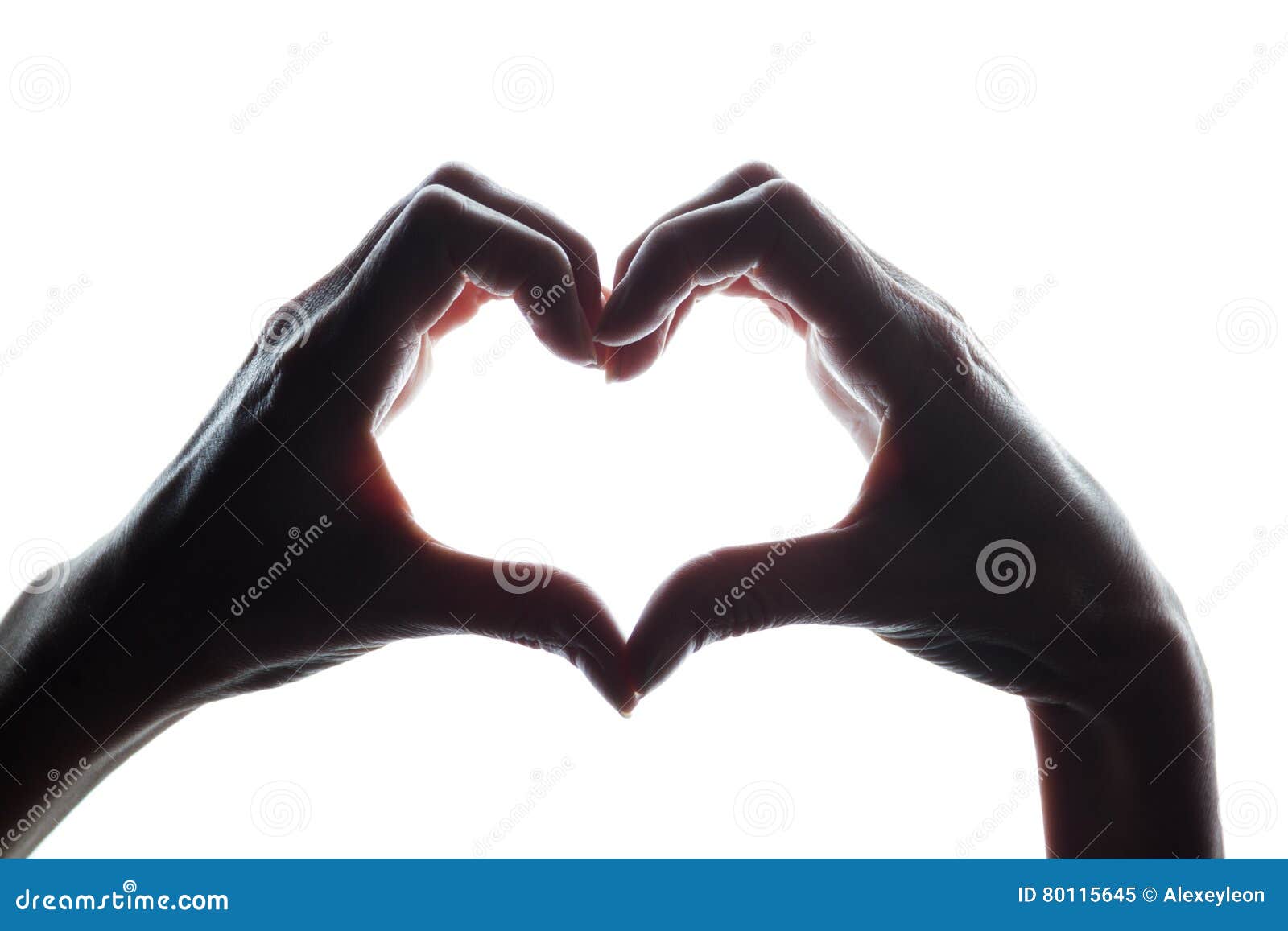 Female Hands As a Symbol of the Heart Stock Image - Image of woman ...