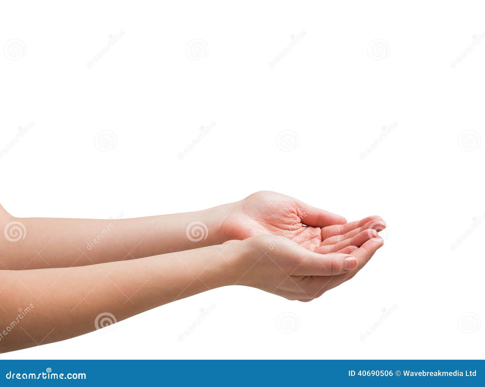 Female Hands Being Held Out Stock Photo - Image of arms, woman: 40690506