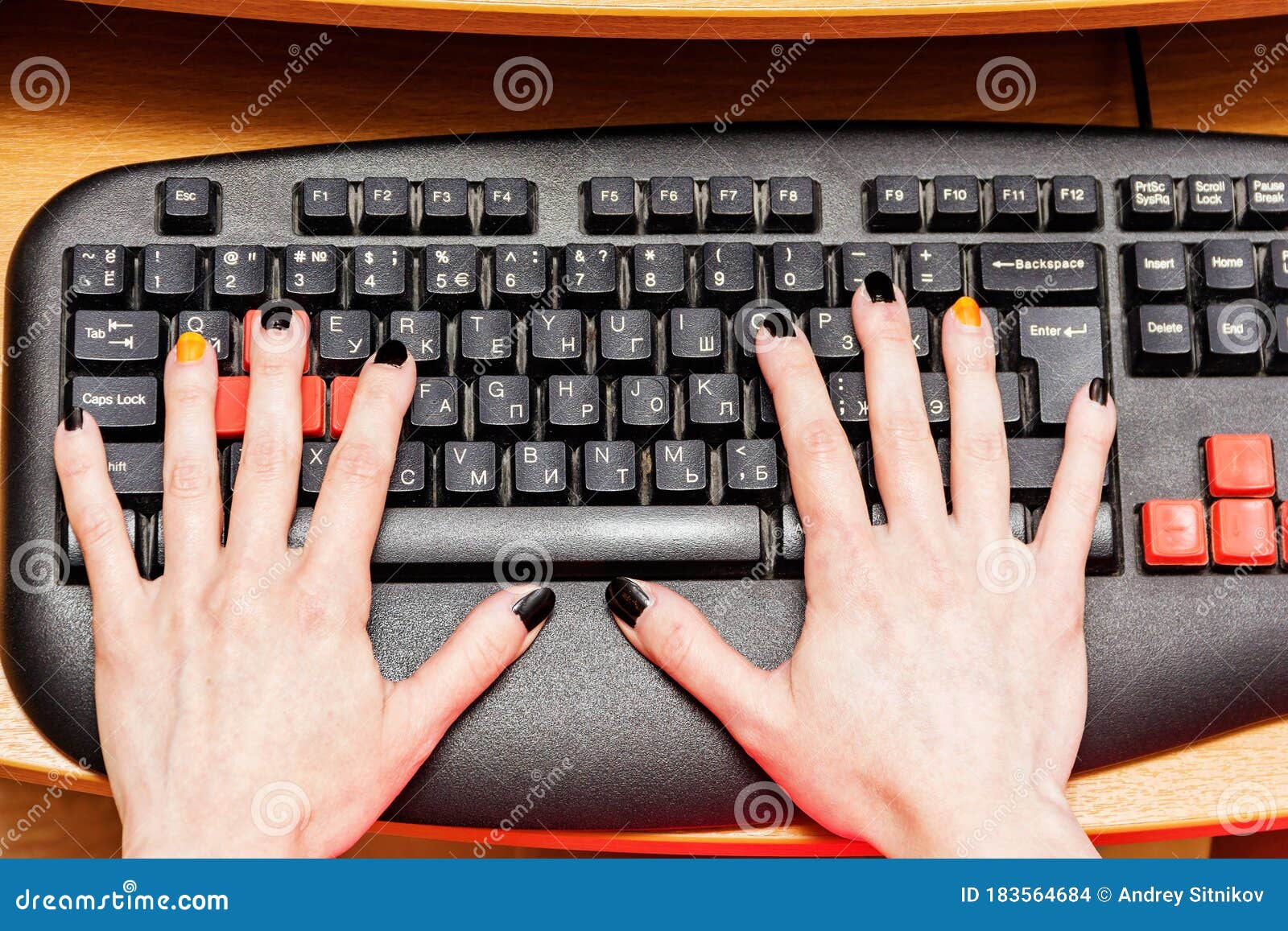 Female Hands on a Computer Keyboard Stock Photo - Image of keypad ... Female Hands on a Computer Keyboard Stock Photo - Image of keypad ...