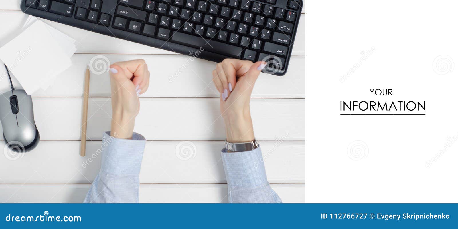 Female Hands Gesture All Right Notes for Notes Keyboard Mouse from ...