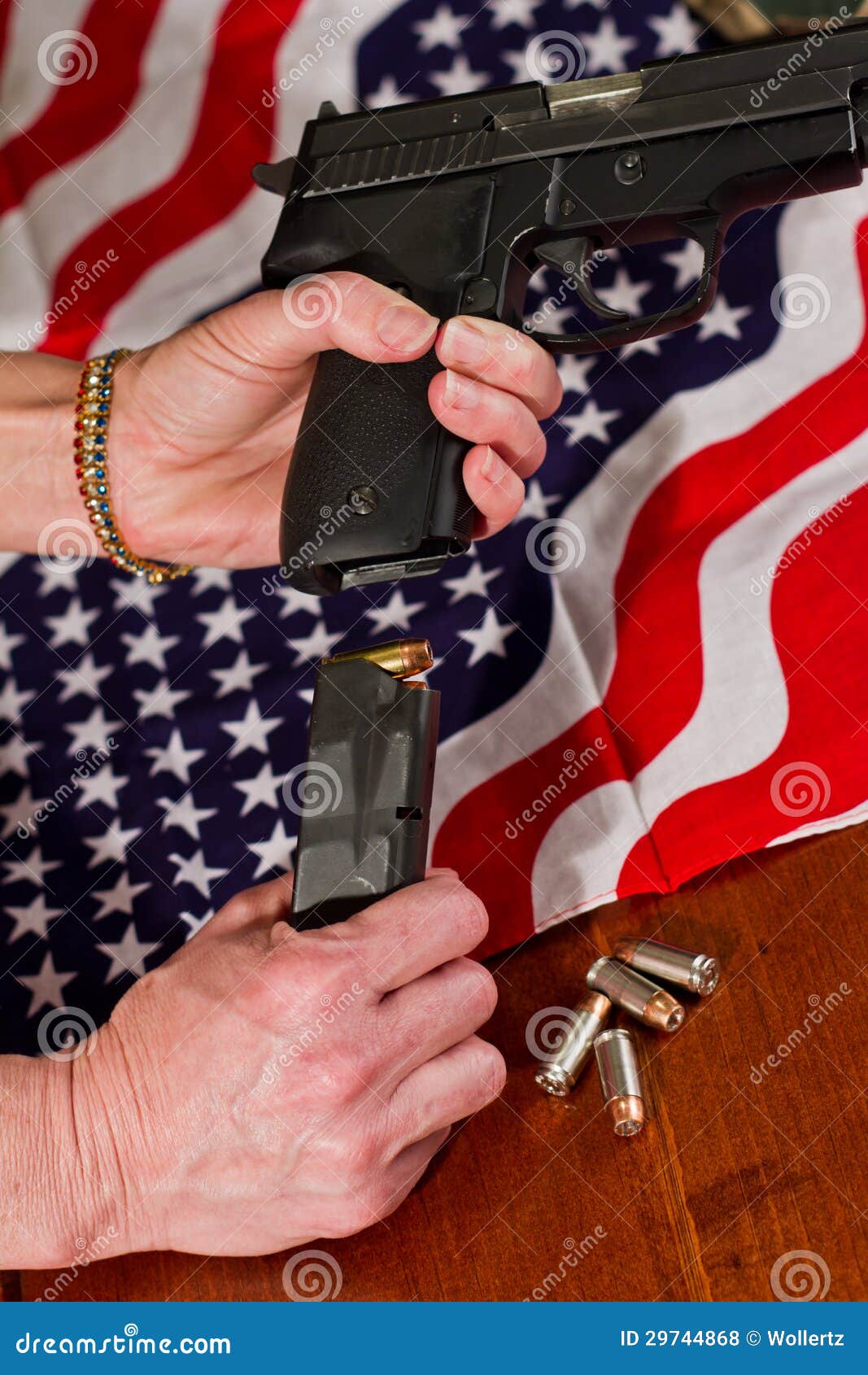 Second amendment concept stock photo. Image of ammunition - 29744868