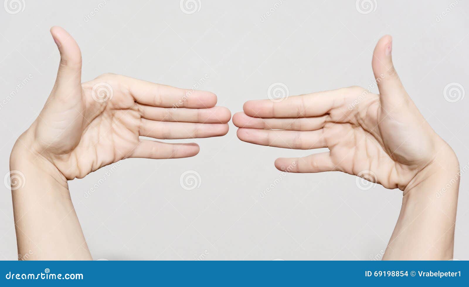 Female Hands Making Funny Shape Stock Photo - Image of cosmetic, cream ...