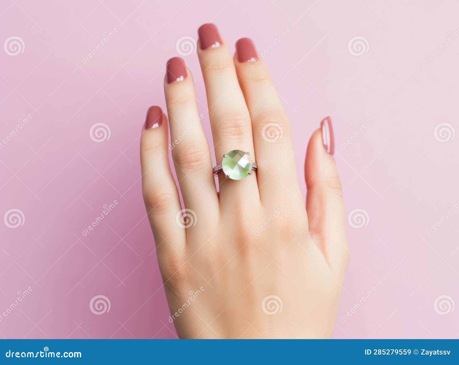 Female Hands with Nail Design. Nail Design Copy Space Stock ...