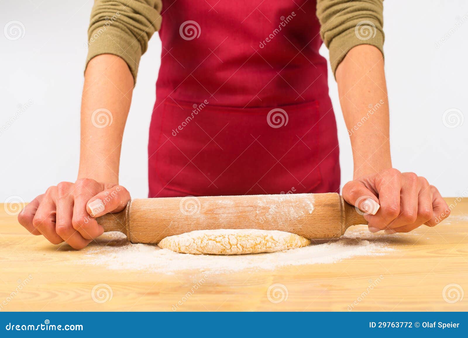 Rolling dough on table stock photo. Image of baking, table - 29763772