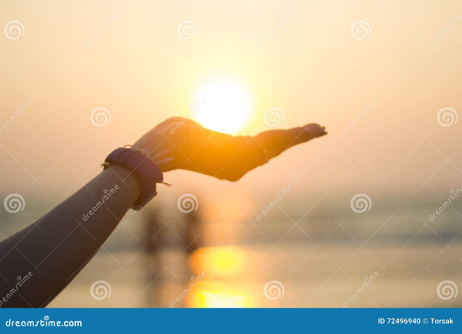 Female hands during sunset stock photo. Image of contemplation - 72496940