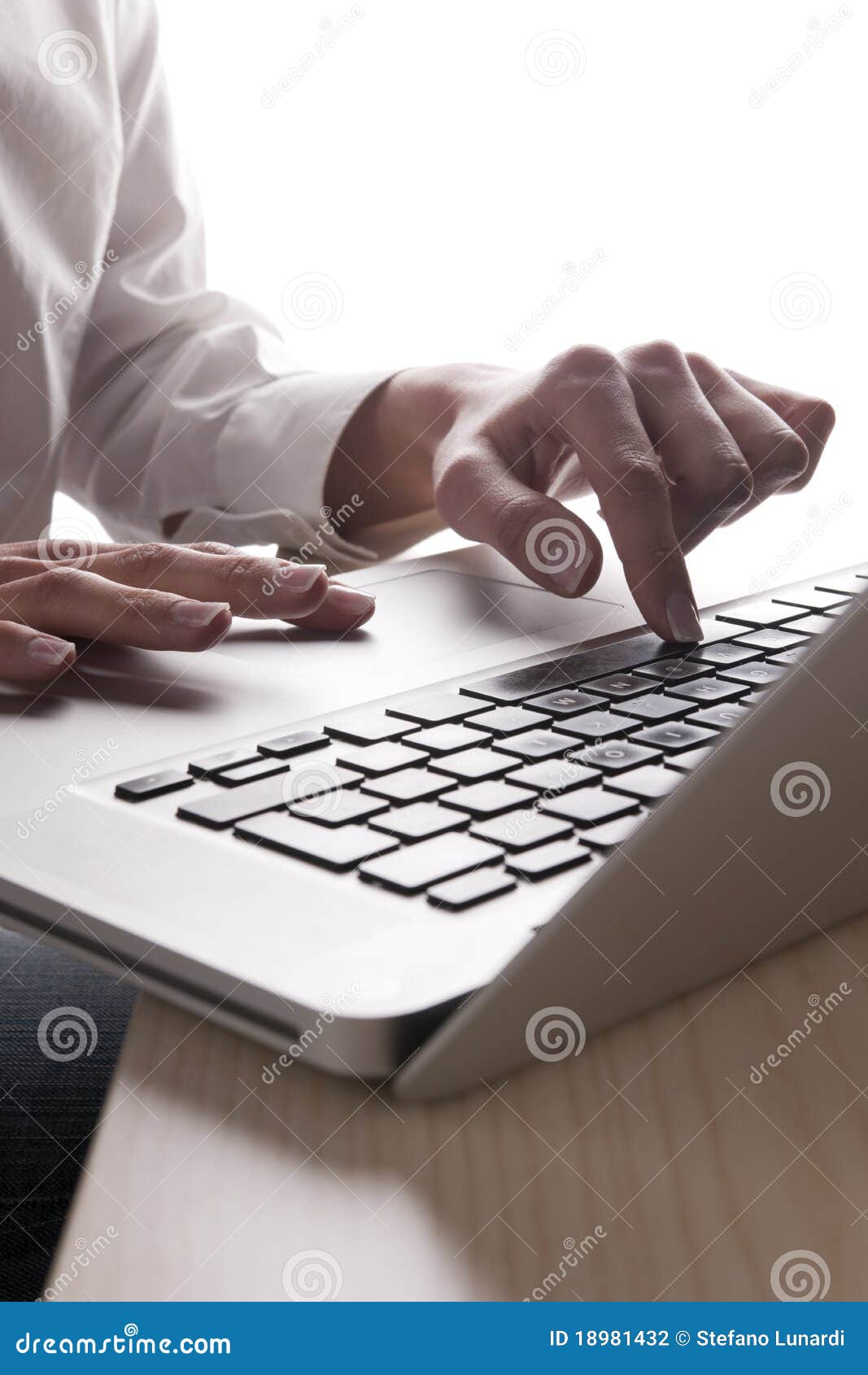 Female Hands Typing on Keyboard Stock Photo - Image of women, years ...