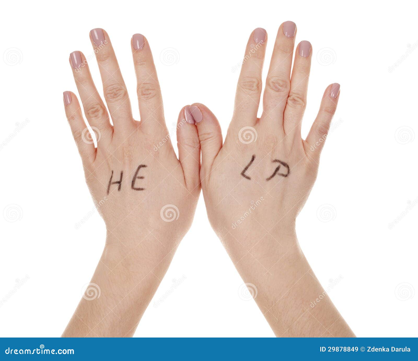 Hands with help message stock image. Image of hope, reaching - 29878849