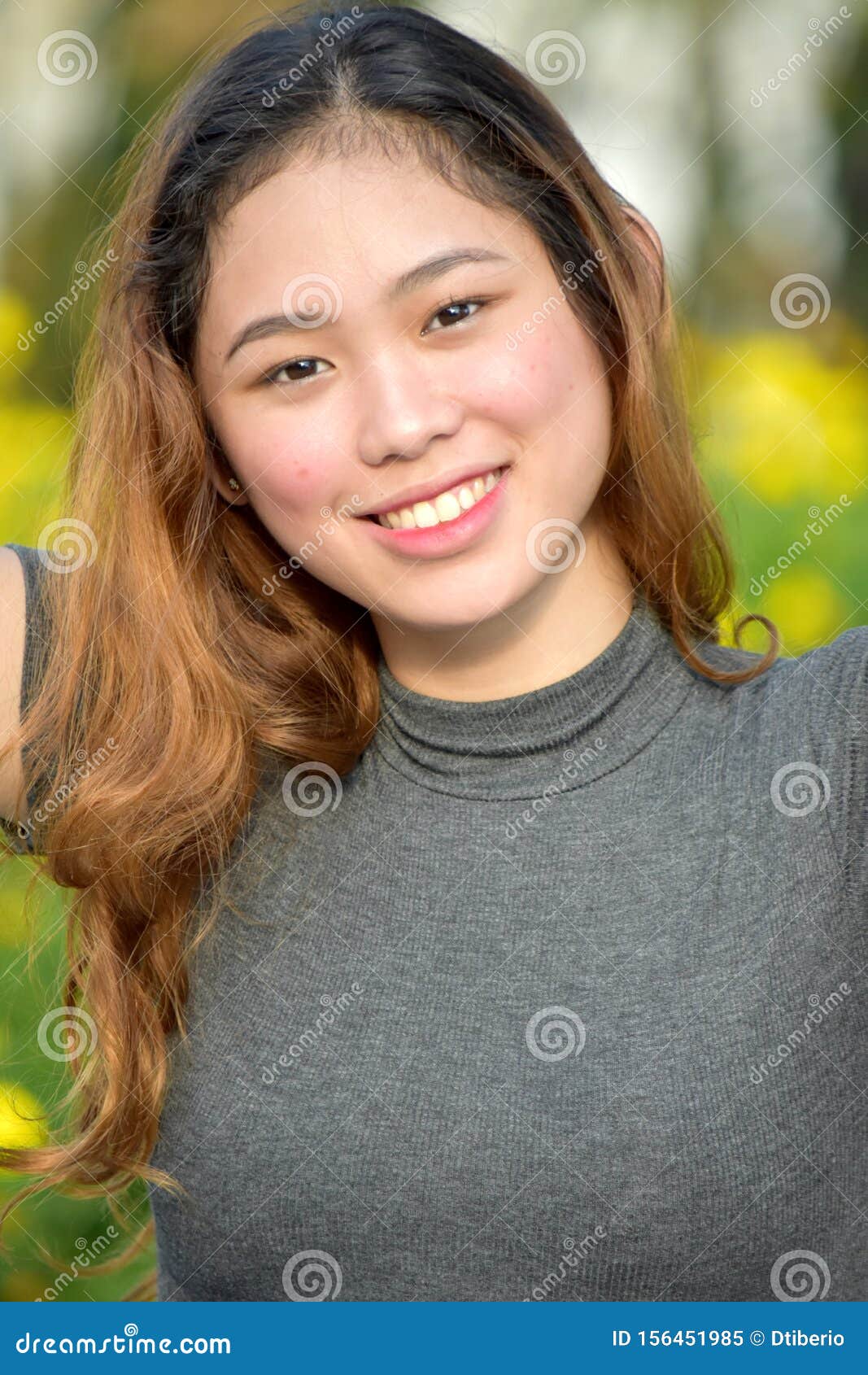 A Female and Happiness stock image. Image of joyful - 156451985